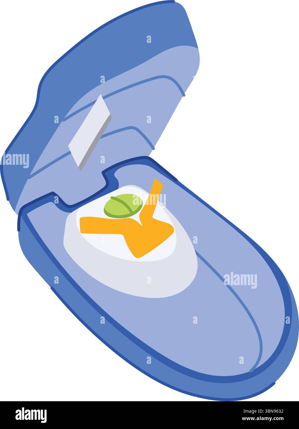 safety pill cutter cartoon vector illustration Stock Vector Image & Art ...