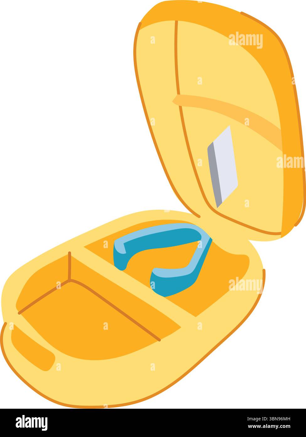 dosage pill cutter cartoon vector illustration Stock Vector Image & Art ...