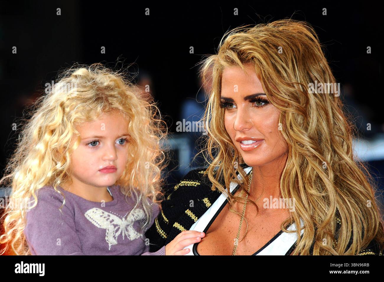 Katie Price and her daughter Princess Tiaamii at the premiere of 'The ...
