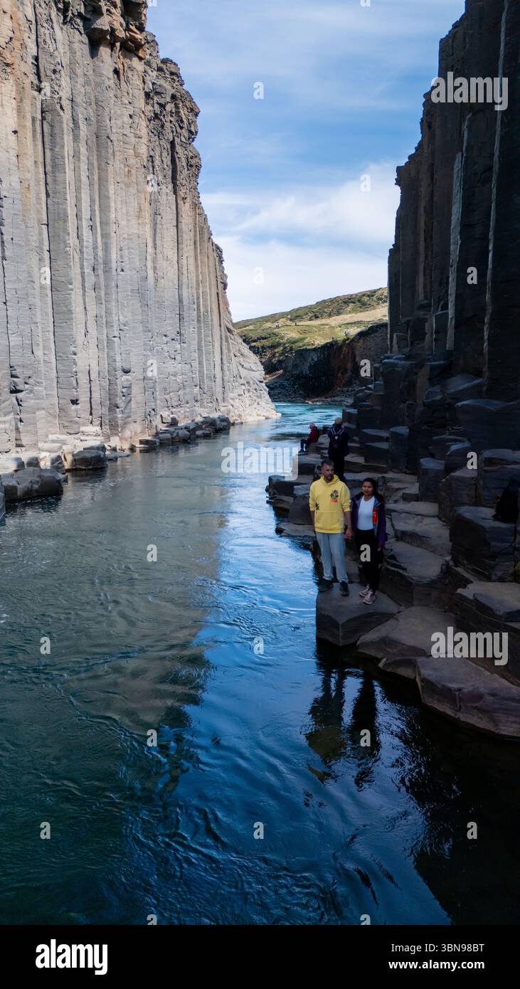 Marvel unique basalt formations towering hi-res stock photography and images - Alamy