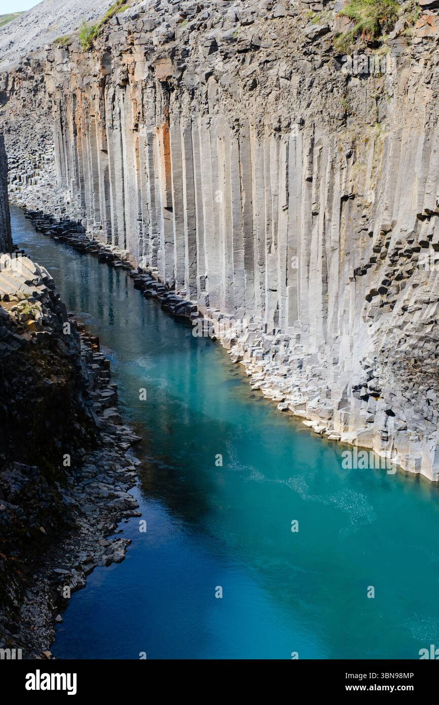 Marvel at the unique basalt columns of Studlagil Canyon in Iceland ...
