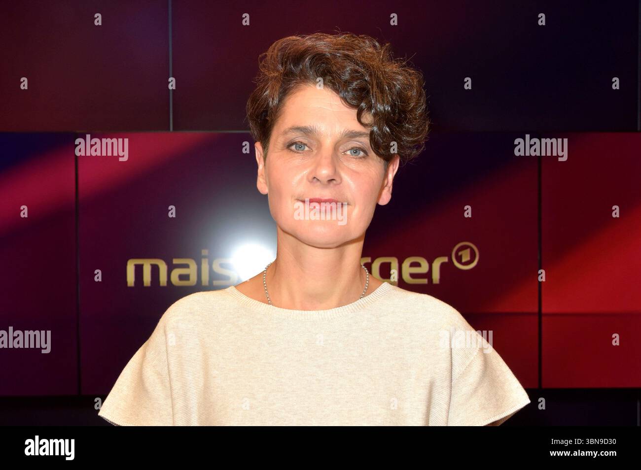 Anna Lehmann in der ARD-Talkshow maischberger im Studio Berlin ...