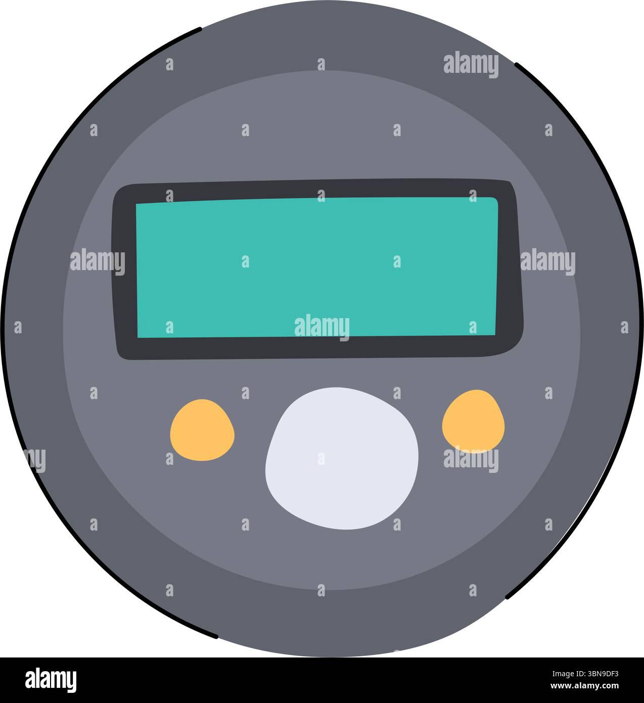 save shower timer cartoon vector illustration Stock Vector Image & Art ...