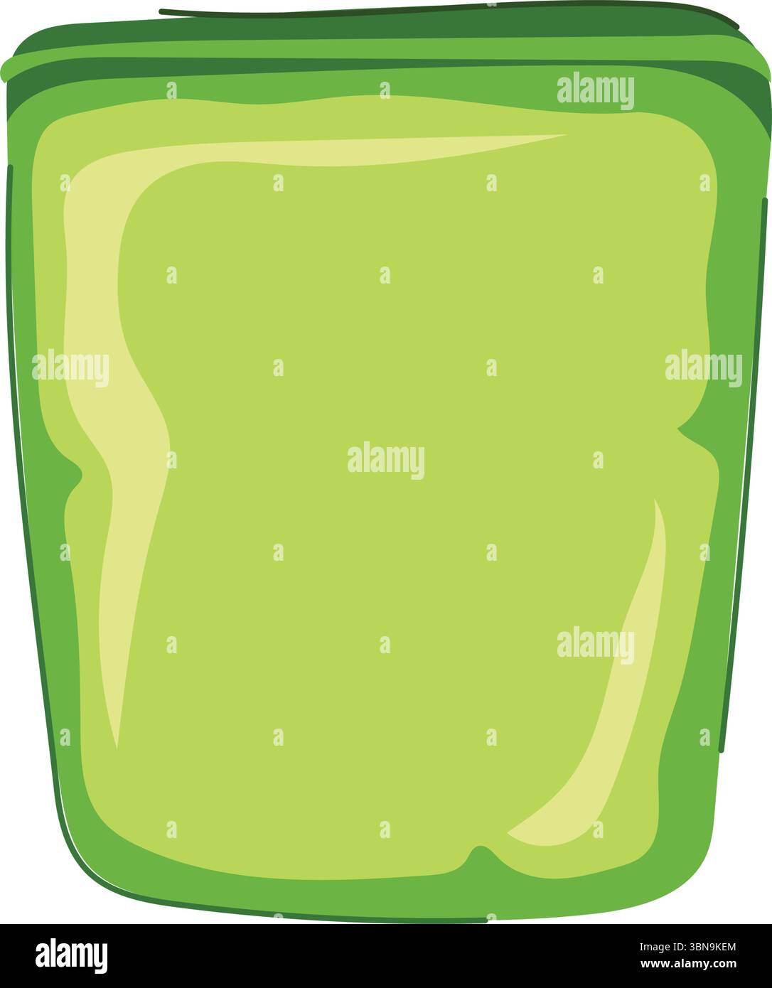 airtight silicone snack bag cartoon vector illustration Stock Vector ...