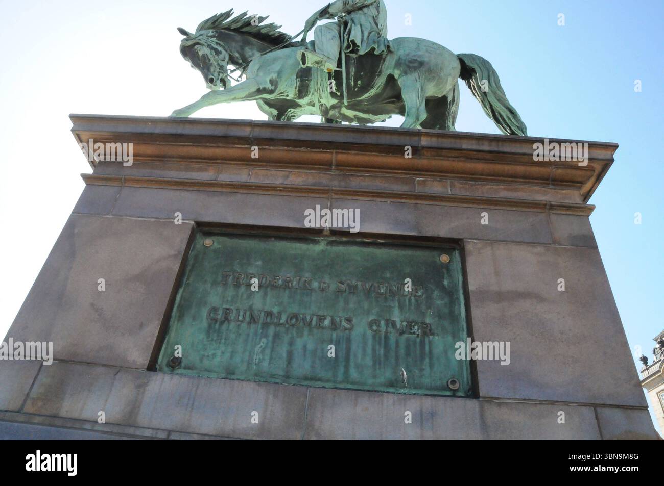Copenhaen /Denamrk /O1 JULY 2025 /Statue of king frederikVII of denmark ...