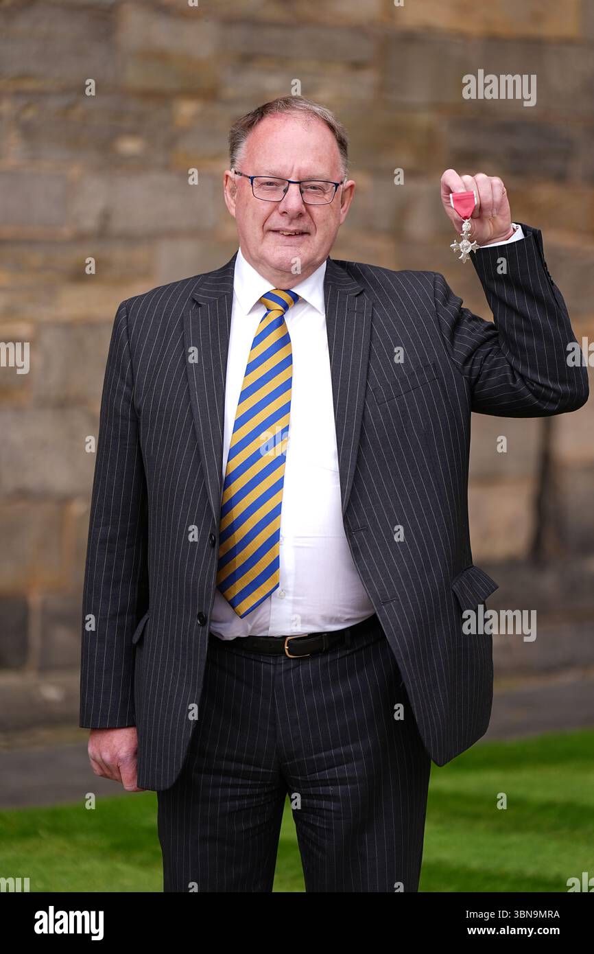 Gordon Hay, from Peterhead, founder of the Doric Board and choirmaster ...