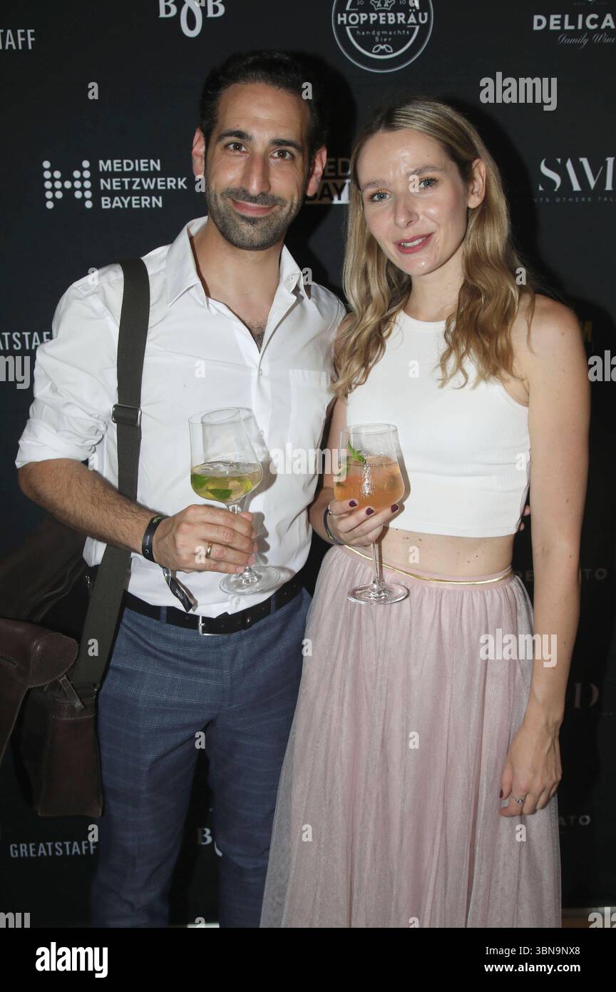 Paul Brusa und Julia Gruber bei der Victus Award Verleihung auf dem 42 ...