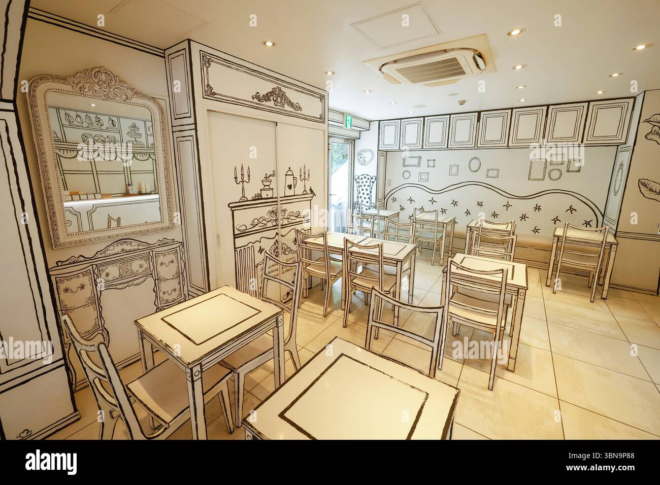 Cafe elements hi-res stock photography and images - Alamy
