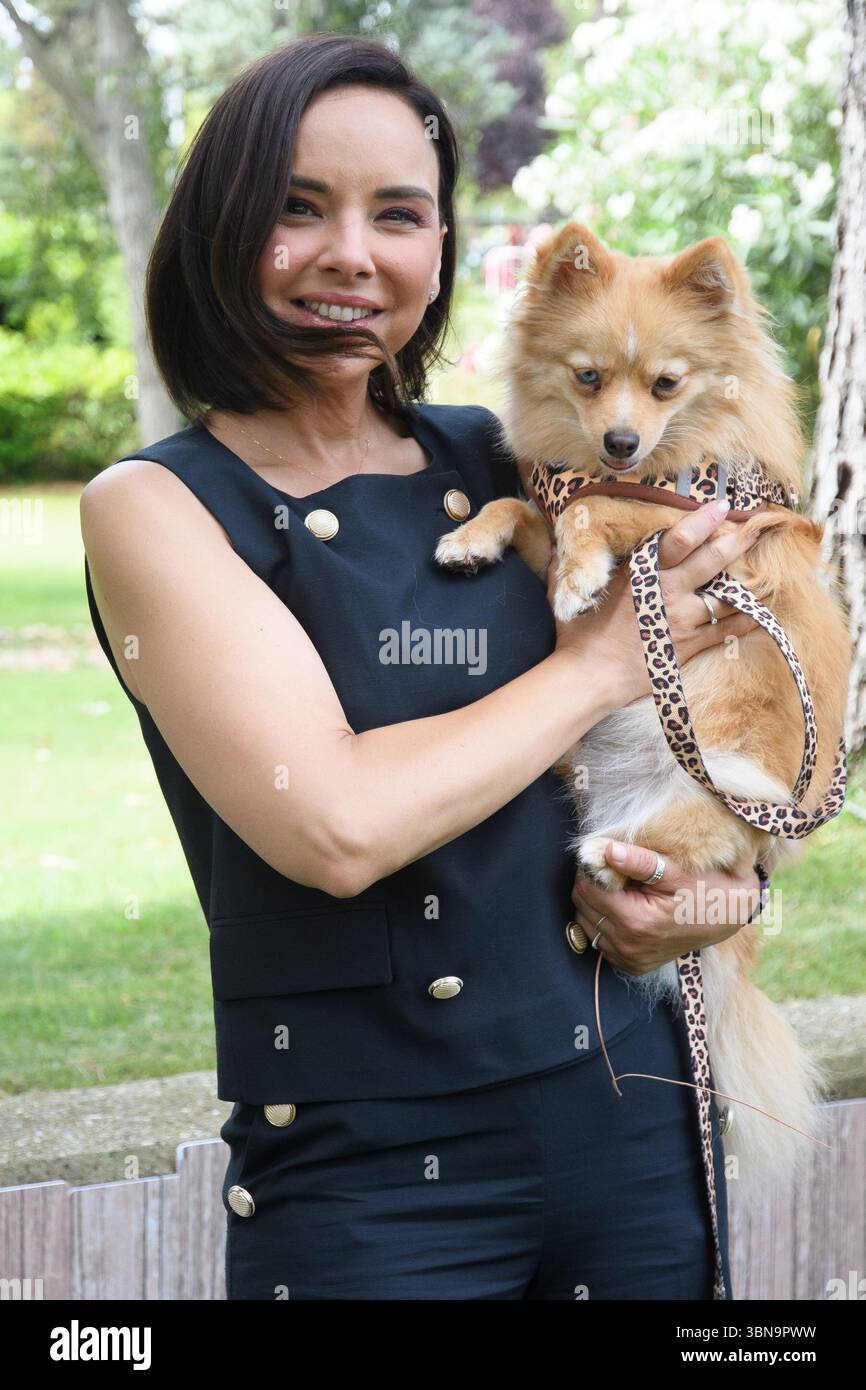 Singer Chenoa during the presentation of the program 'Dog House' at the ...