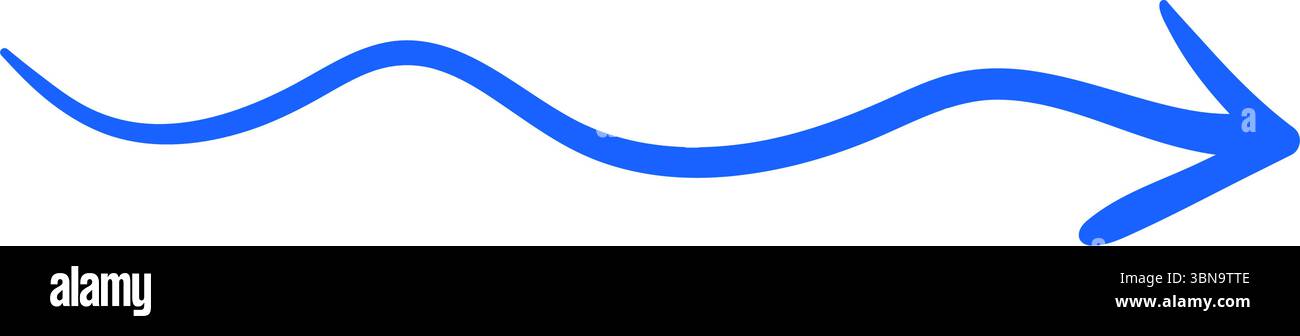 abstract blue wave arrow Stock Vector Image & Art - Alamy