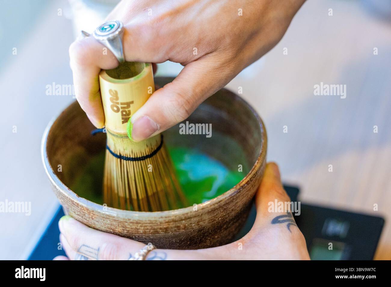 Oslo 20250630. Illustrative images of matcha. Photo: Amanda Pedersen ...
