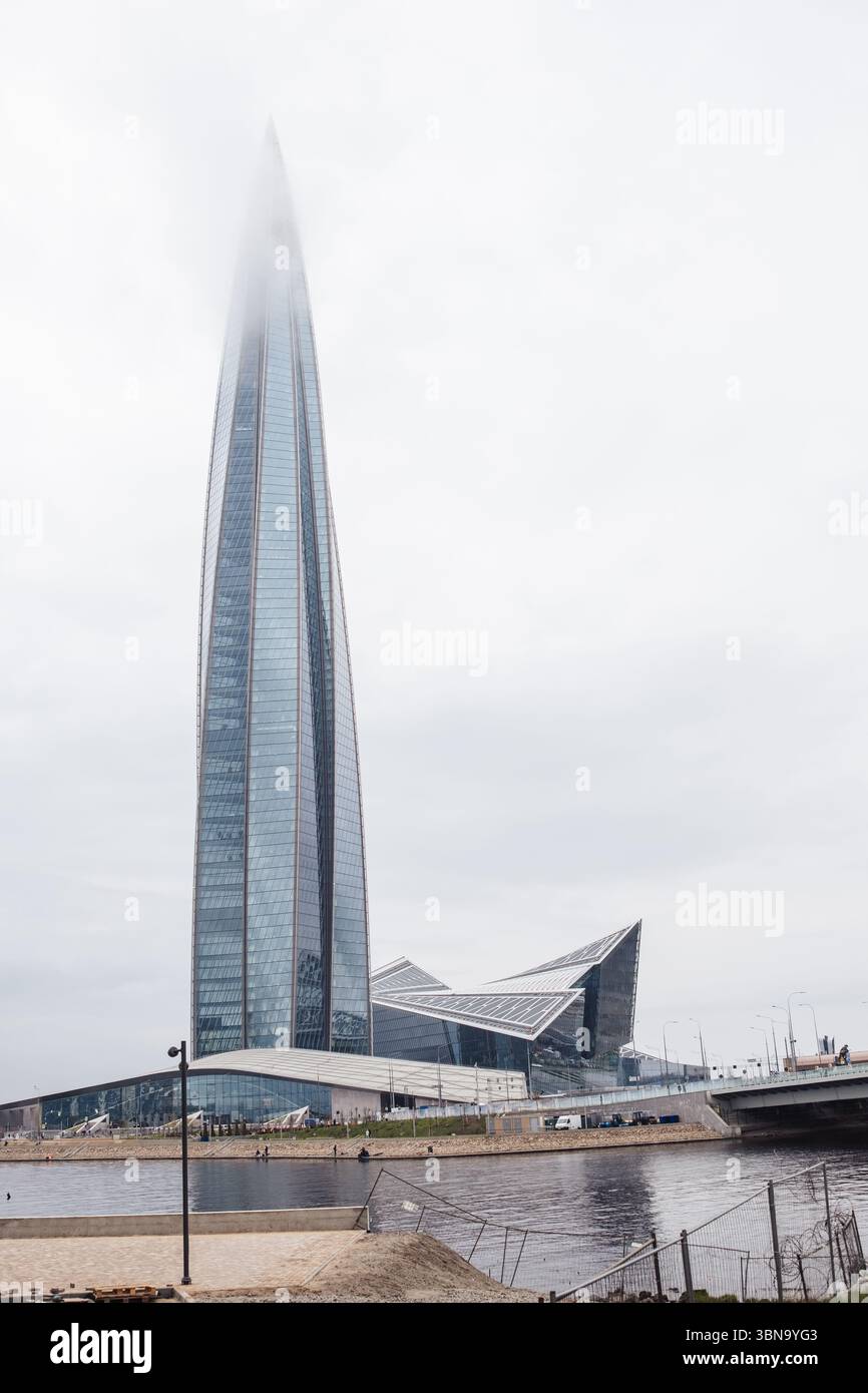 Lakhta center view through hi-res stock photography and images - Alamy