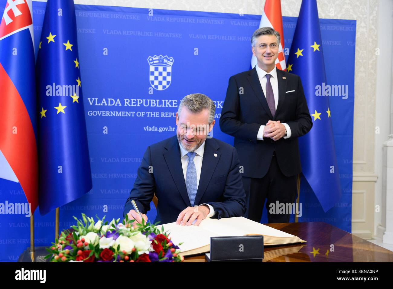 Zagreb, 01.07.2025 - Prime Minister Andrej Plenkovic received the ...