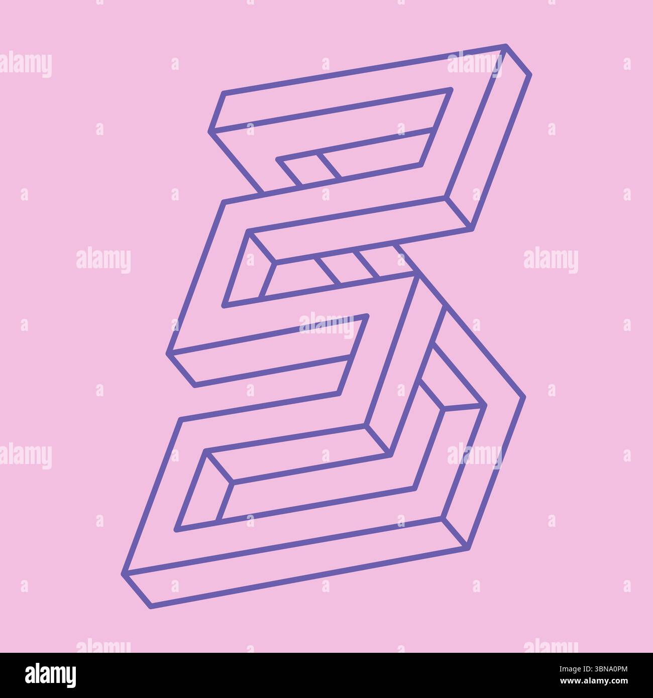 Escher paradox geometry. Modern Logo. Optical illusion objects. Sacred ...