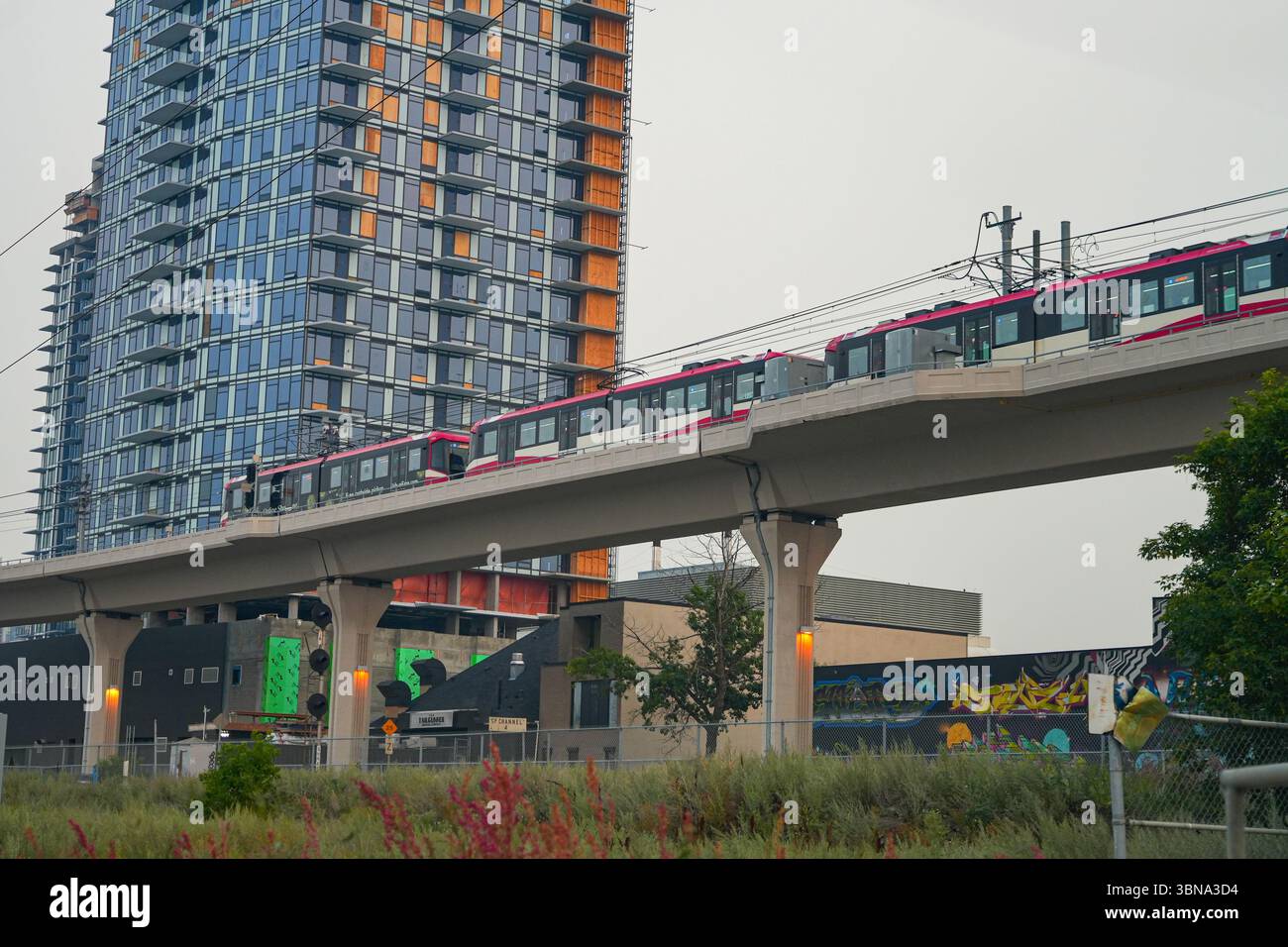 Calgary ctrain calgary tower hi-res stock photography and images - Alamy