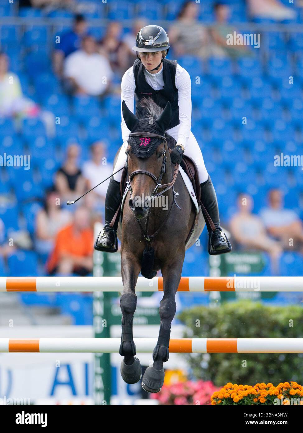 01 July 2025, North Rhine-Westphalia, Aachen: Equestrian sport/Jumping: CHIO Aachen, Opening ...