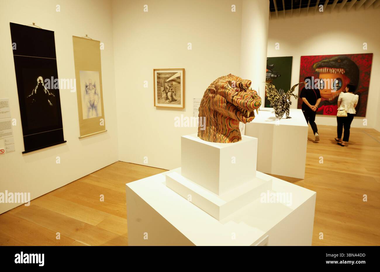 GODZILLA ART EXHIBITION TOKYO Stock Photo - Alamy