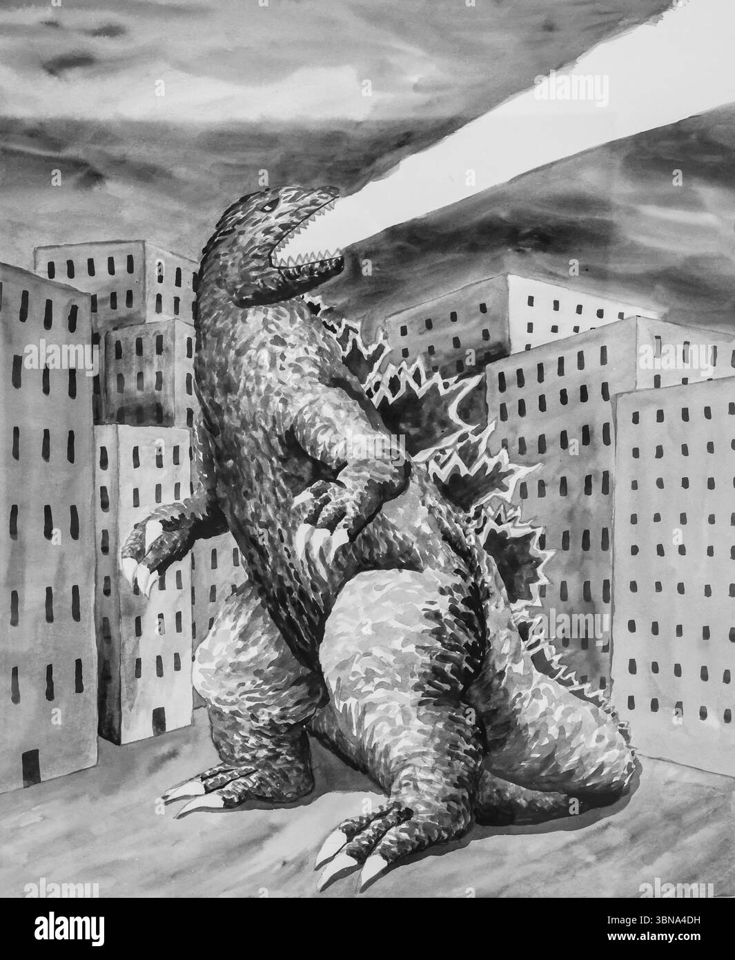 Art exhibition japan Black and White Stock Photos & Images - Alamy