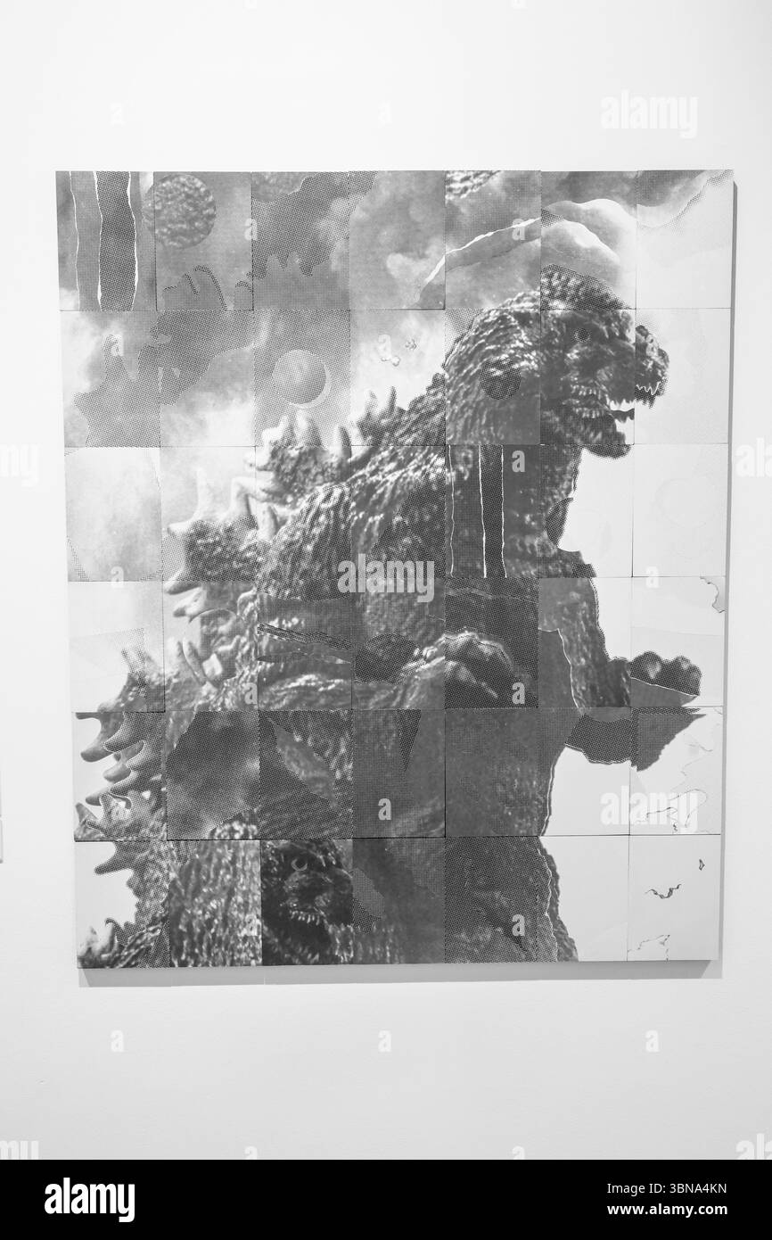 Art exhibition japan Black and White Stock Photos & Images - Alamy