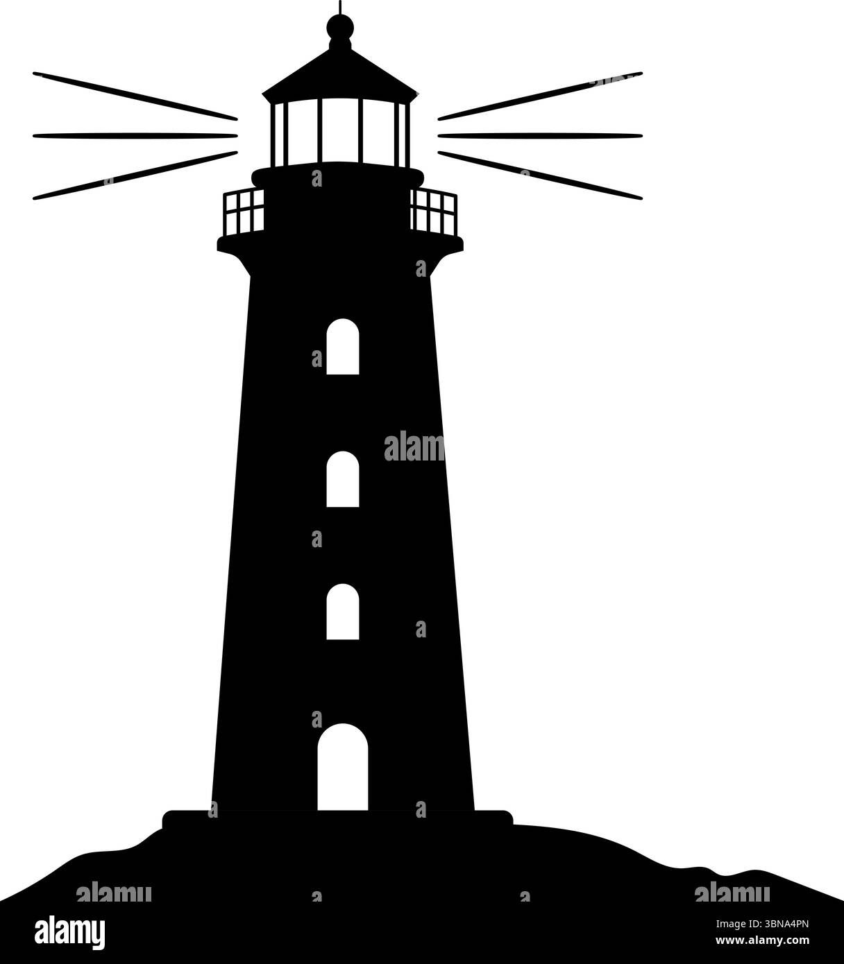 Light house beacon on Stock Vector Images - Alamy