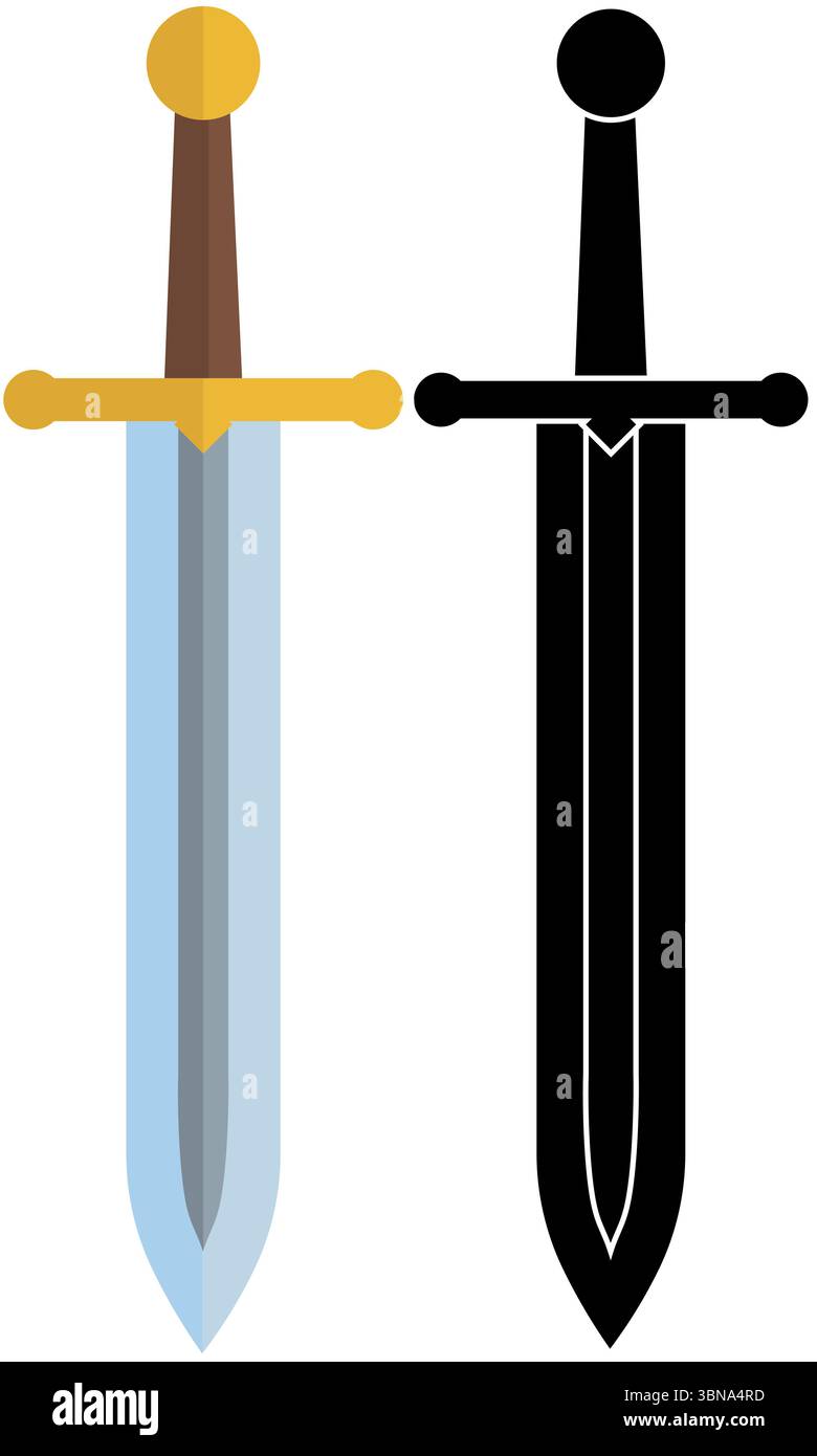 Medieval knight equipment in Stock Vector Images - Alamy