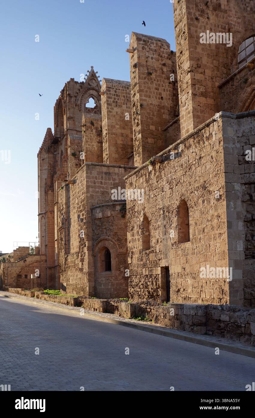 Cyprus, Famagusta, Cathedral of St. Nicholas, Lala Mustafa Pasha Mosque ...