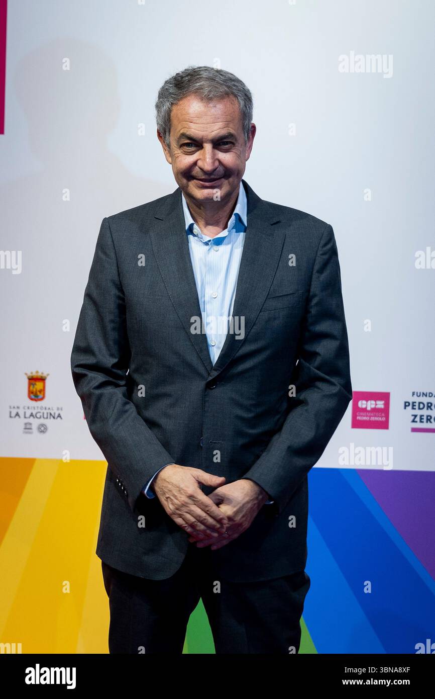 Former President, Jose Luis Rodriguez Zapatero attends to Pedro Zerolo ...