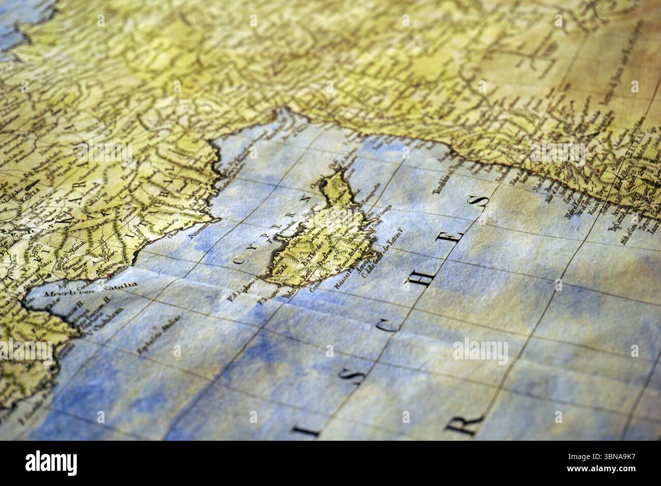 An antique map, likely from the 18th or 19th century. The map is ...