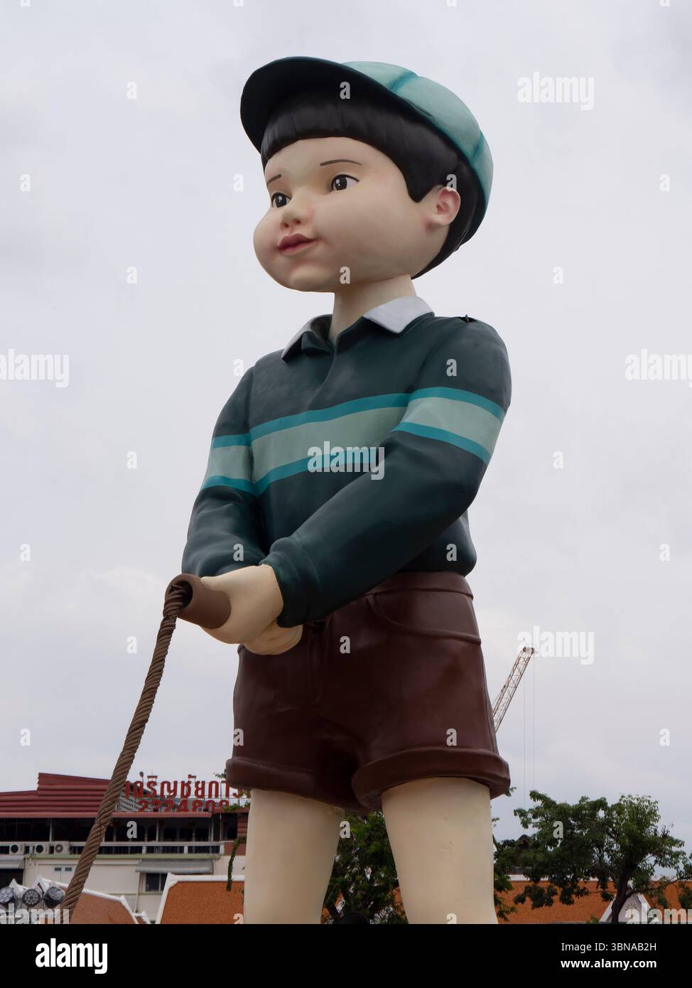 A 12 meter-tall statue of a newly revealed character Cheol-su from ...