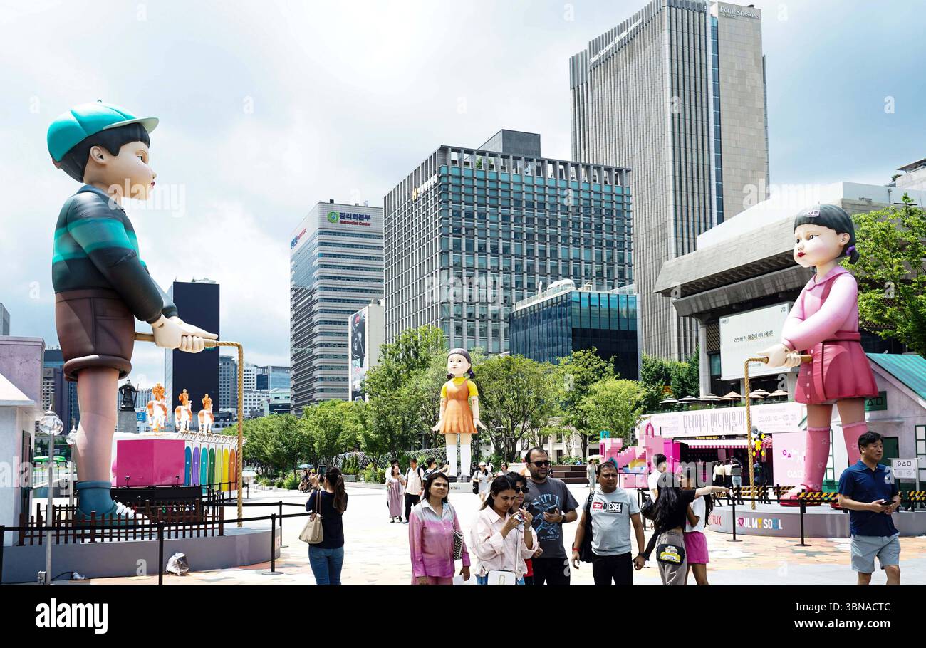 2025 K-Content Seoul Travel Week: Squid Game Popup at Gwanghwamun ...