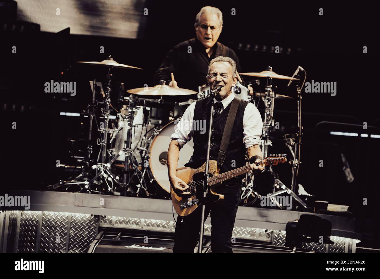 San Siro Stadio, Milano, Italy, June 30, 2025, Bruce Springsteen on ...