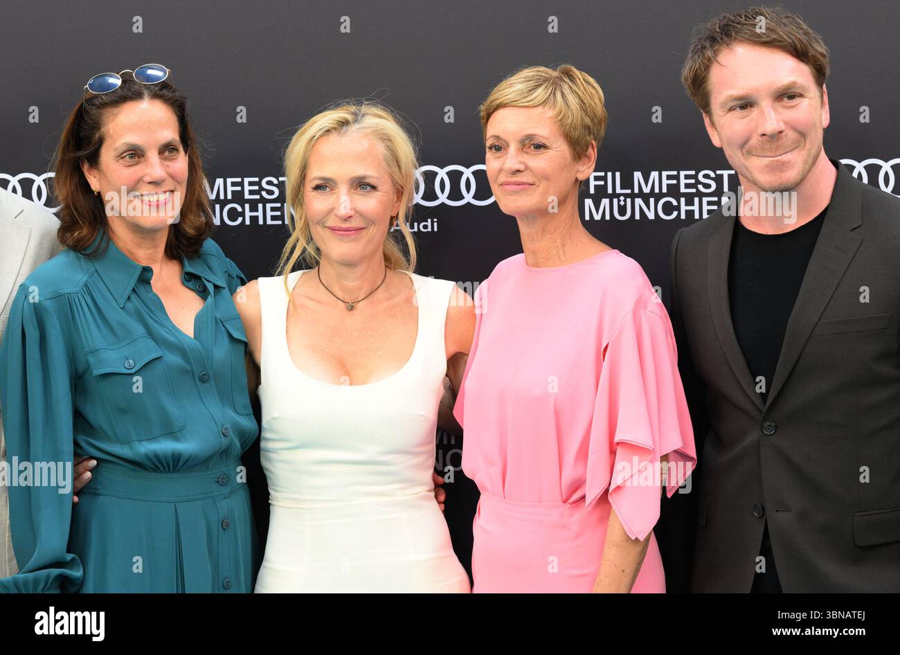 01 July 2025, Bavaria, Munich: Producer Elizabeth Karlsen (l-r ...
