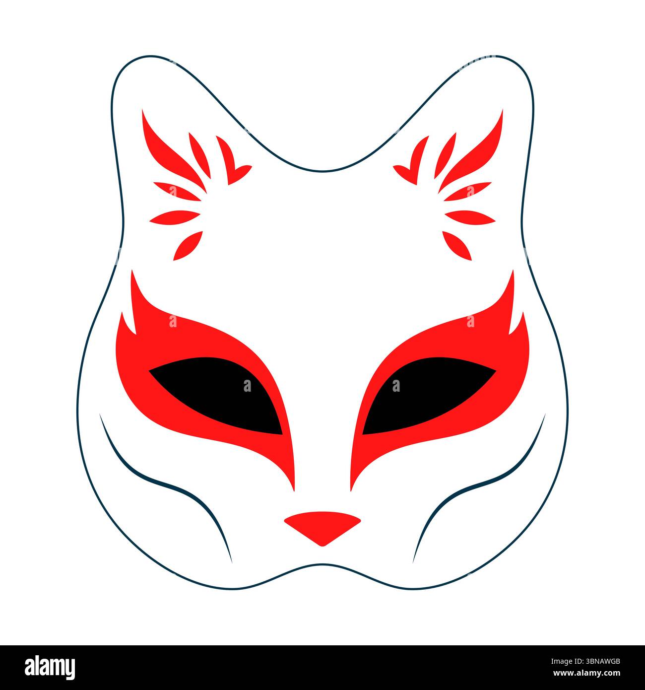 Animal mask ornament Stock Vector Images - Alamy
