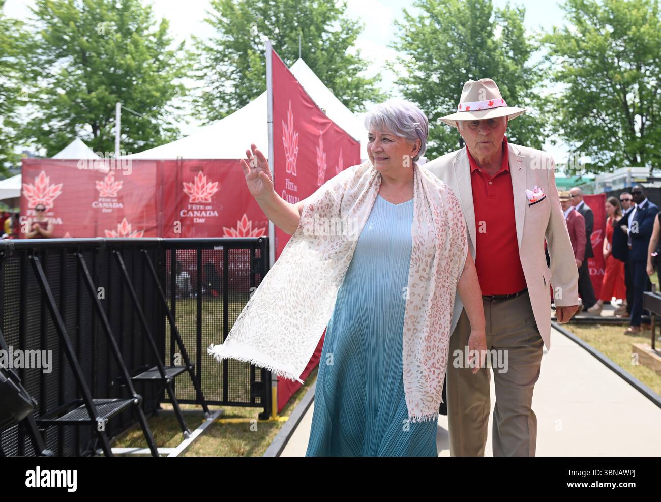 Ottawa, Canada. 01st July, 2025. Governor General of Canada Mary Simon ...