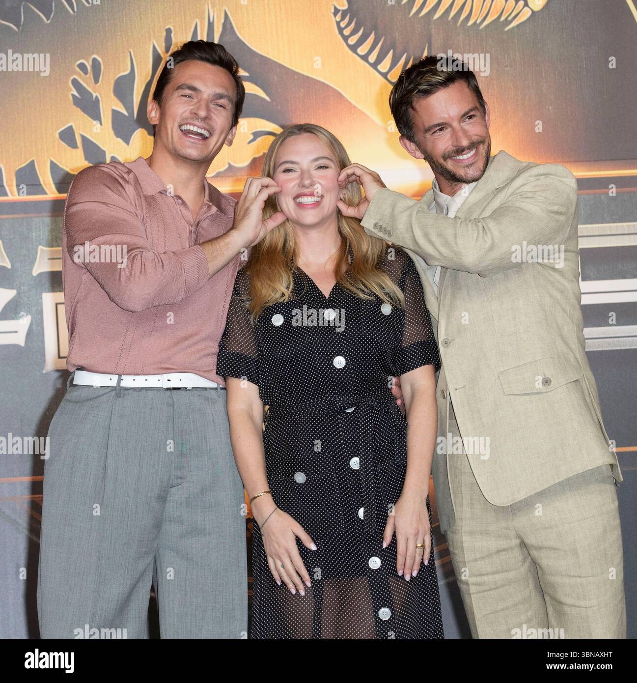 Seoul, South Korea. 1st July, 2025. (L to R) Actors Rupert Friend ...