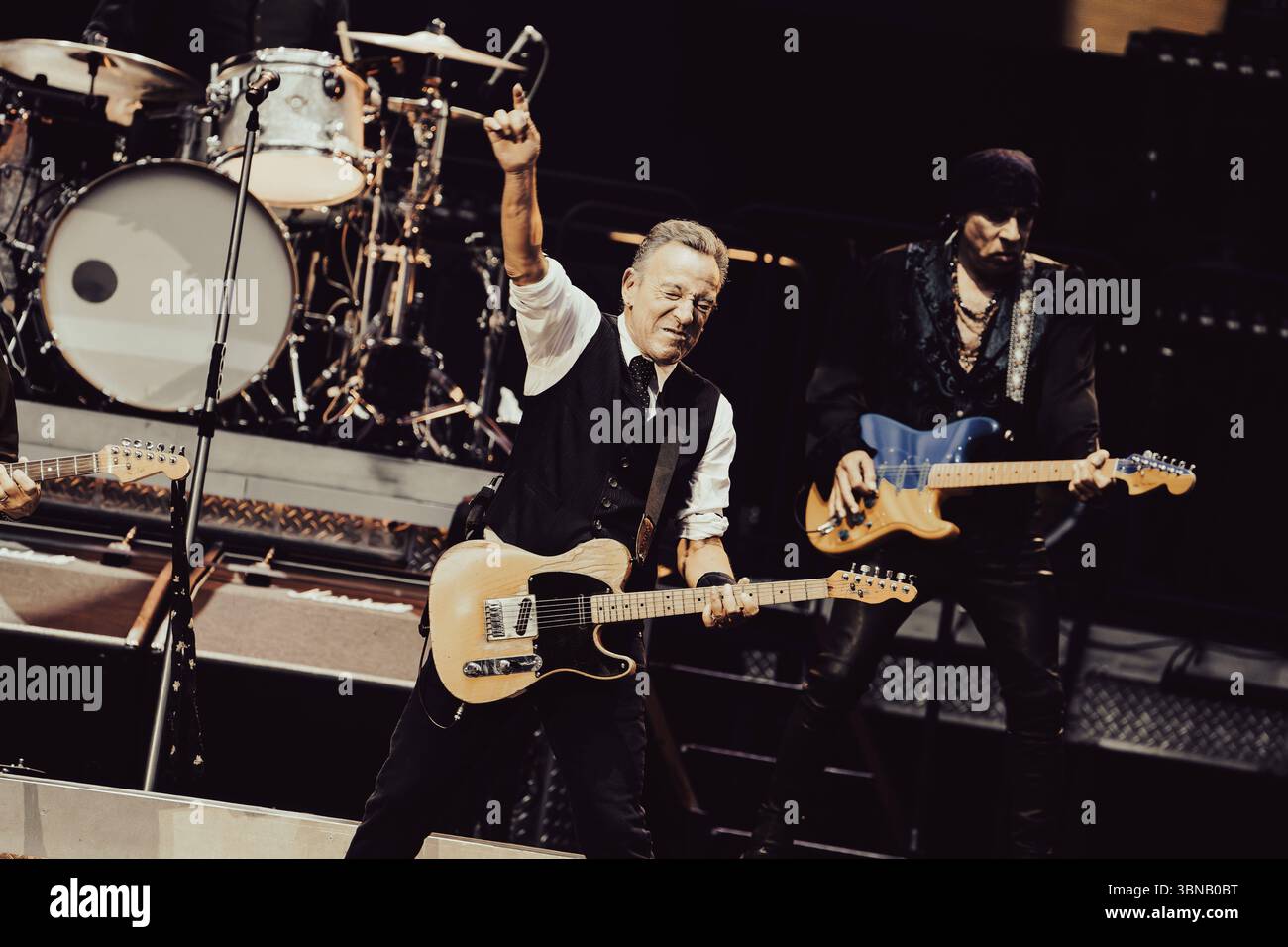 Music Concert - Bruce Springsteen Bruce Springsteen on stage during ...