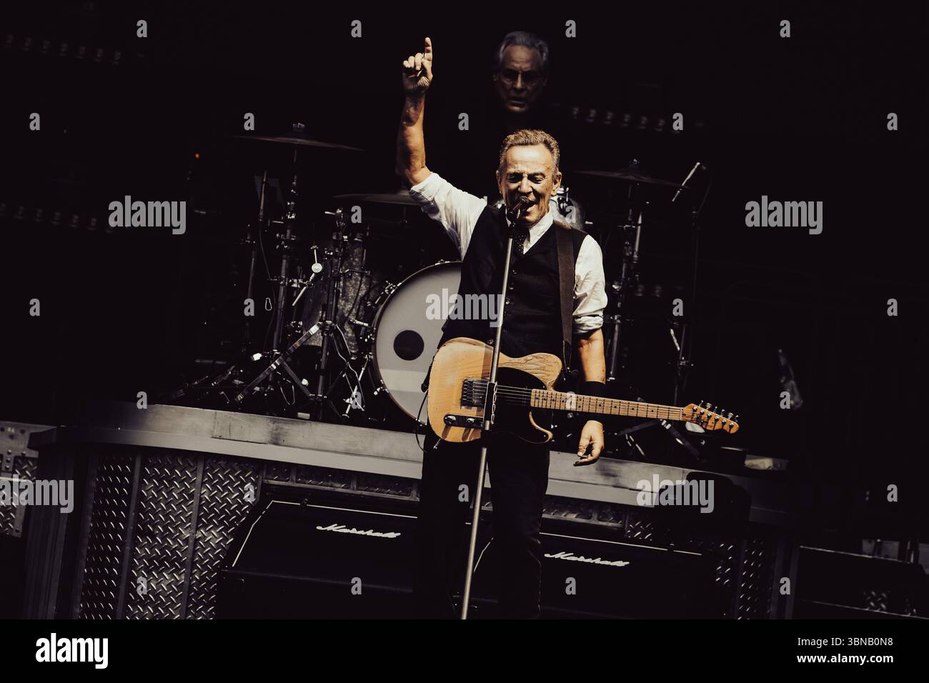 Music Concert - Bruce Springsteen Bruce Springsteen on stage during ...