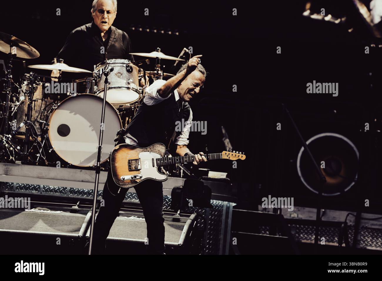 Music Concert - Bruce Springsteen Bruce Springsteen on stage during ...