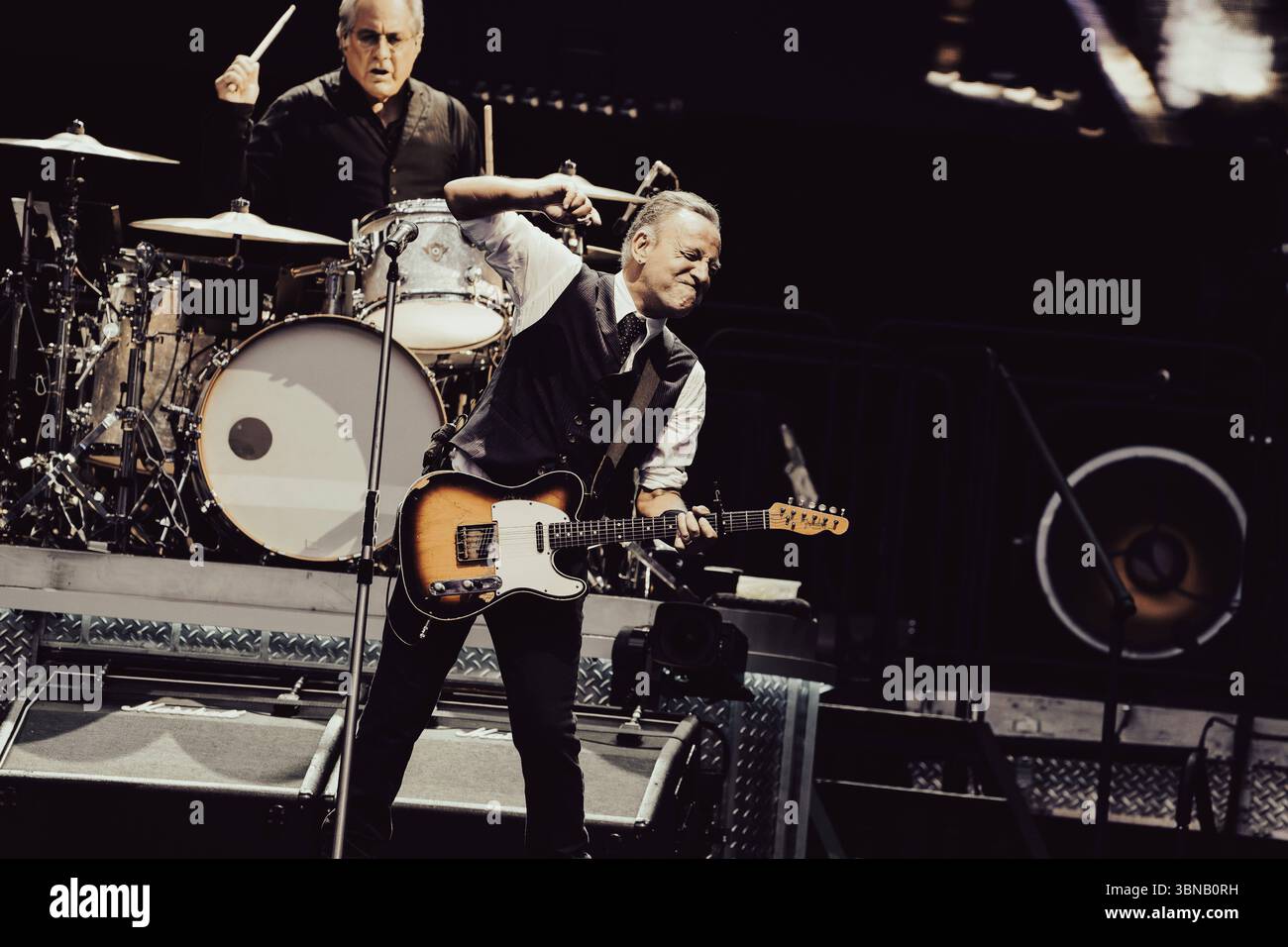 Music Concert - Bruce Springsteen Bruce Springsteen on stage during ...