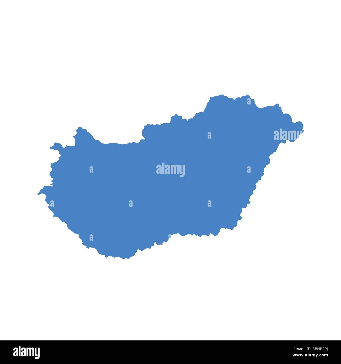 Map of Hungary, sign silhouette. World Map Globe. Vector Illustration ...