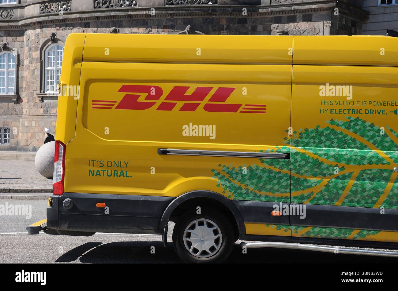 Copenhagen/ Denmark/01 JULY 2025/.DHL delivery van deutsche post dhl ...