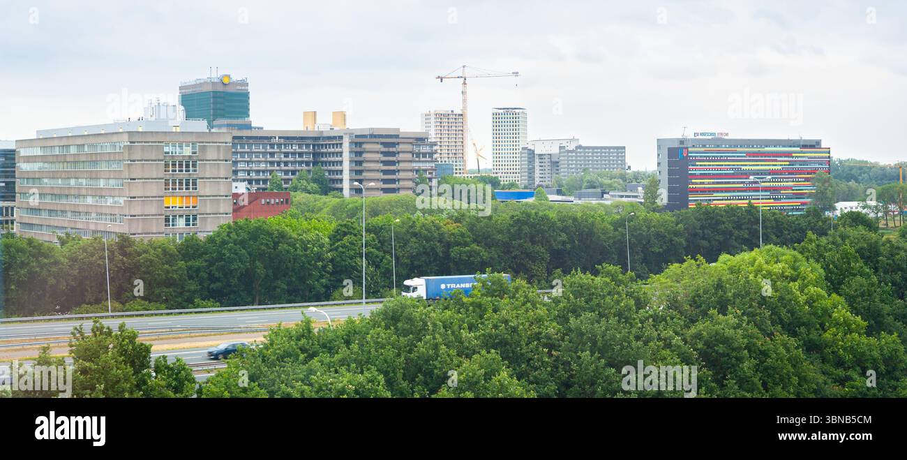 Panoramic view of campus ¨De Uithof ̈ of Utrecht University, The ...