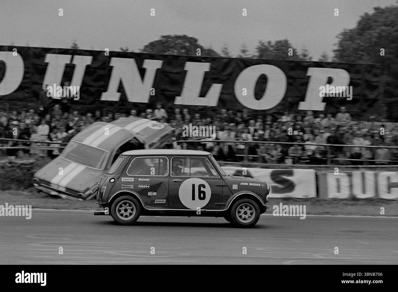 John Rhodes at the 1969 XXII RAC British Grand Prix Meeting at ...