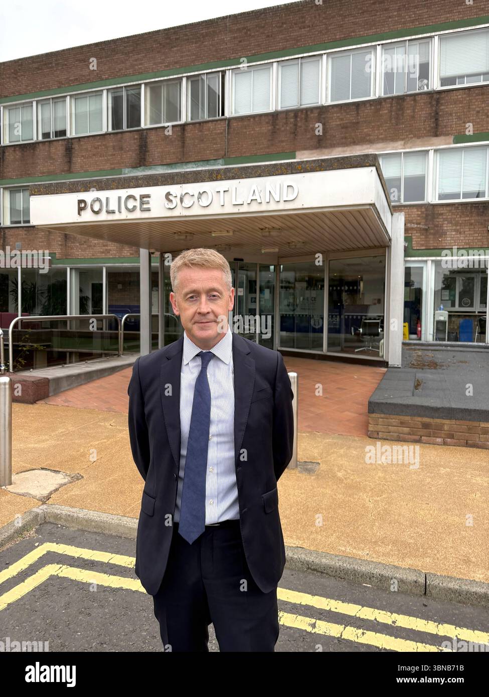 Detective Superintendent Paul Grainger poses for a photo outside Fettes ...