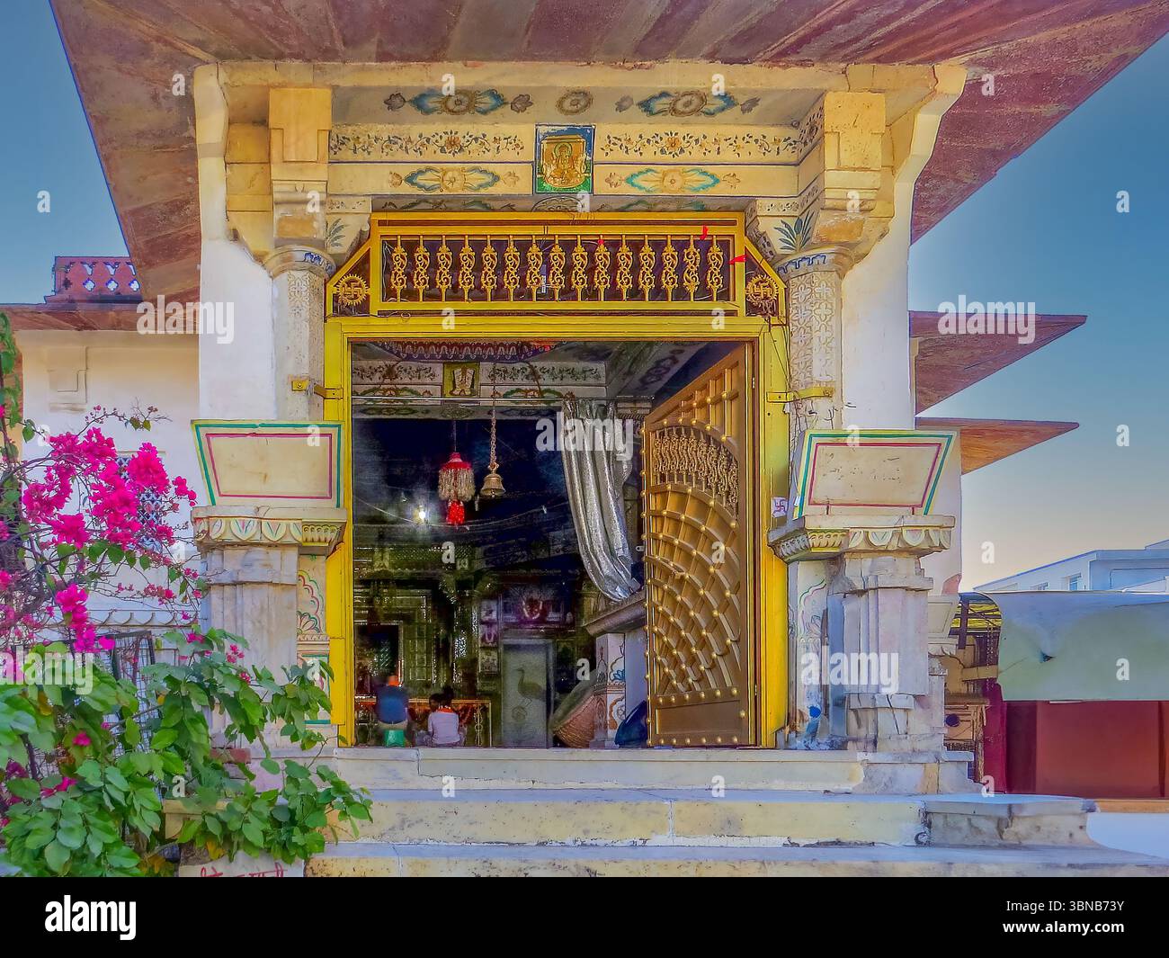 Mandir Shree Laxmi Narayan Ji Bai Ji Temple, Jaipur, India Stock Photo ...