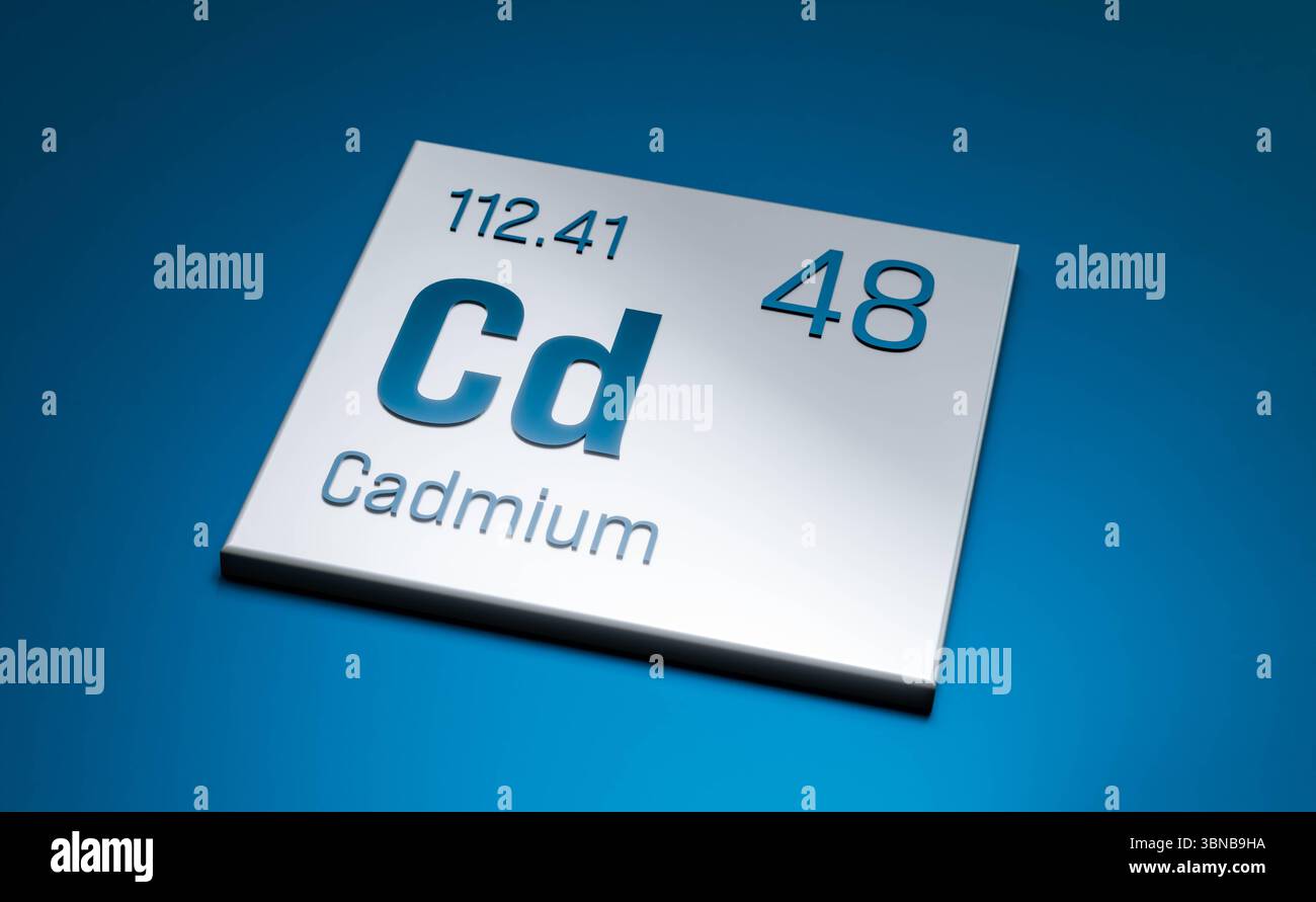 Cadmium, periodic table element. Cadmium, periodic table element ...