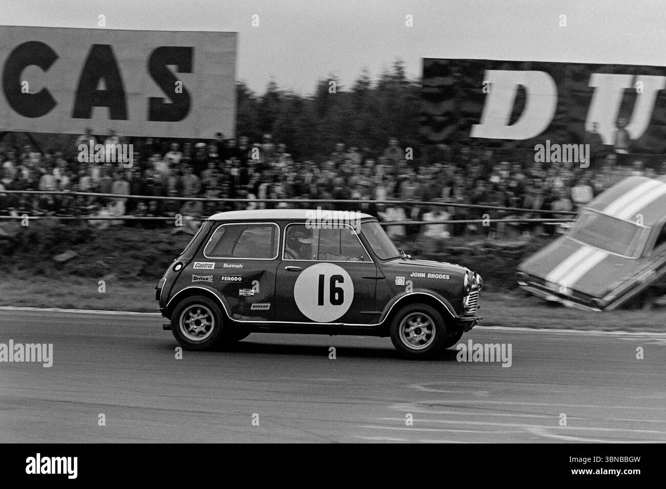 John Rhodes at the 1969 XXII RAC British Grand Prix Meeting at ...