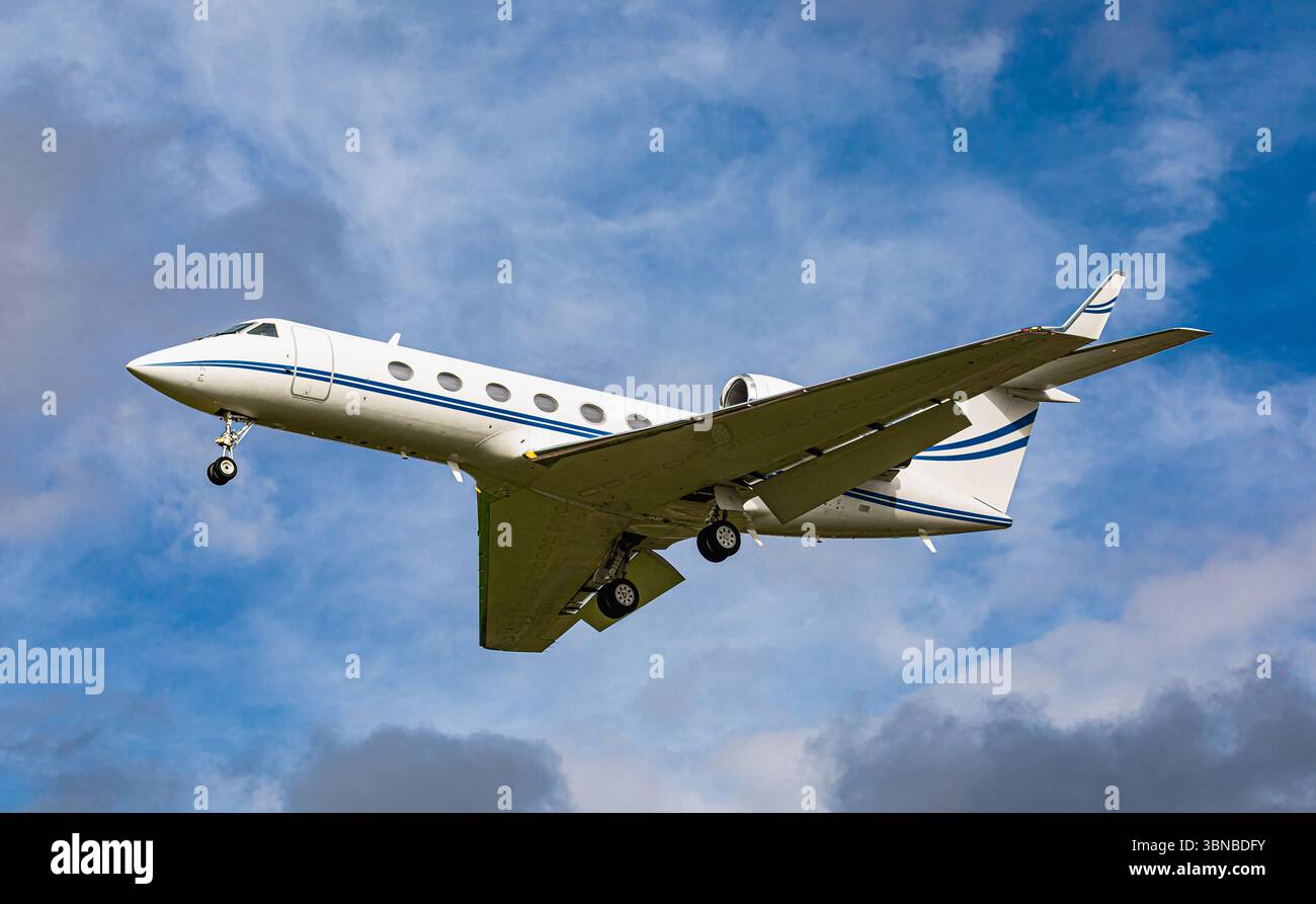 Zurich, Switzerland, 13th Oct 2024: A Gulfstream IV of Jet Aviation's ...