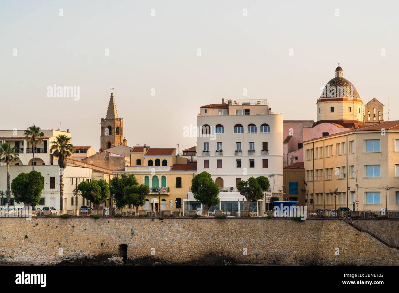 Dome of the Church of St Michael and spire of the Cathedral of the ...
