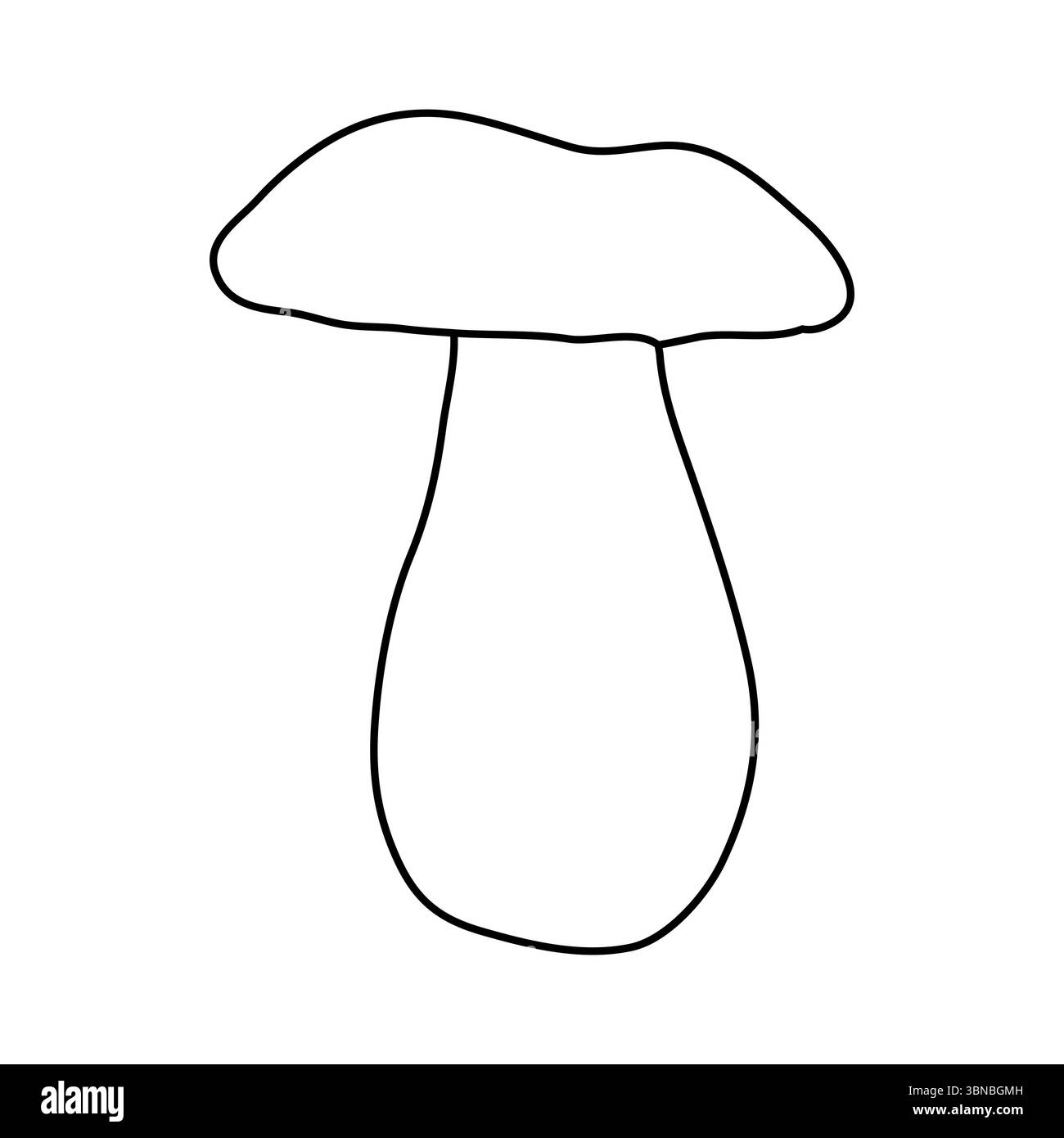 Mushroom Doodle Icon. Hand drawn sketch Stock Vector Image & Art - Alamy